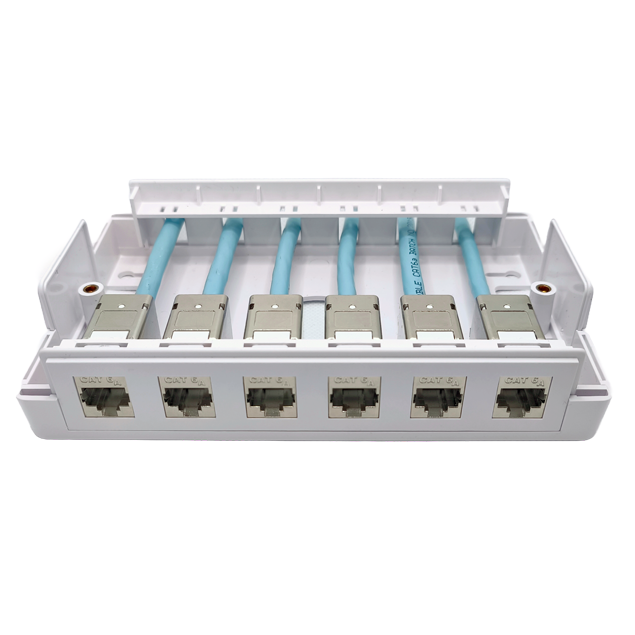 6 Way Shielded Category 6a Consolidation Point-Zone Cabling Enclosure ...